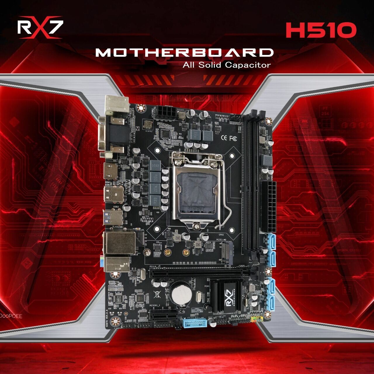 MOTHERBOARD RX7 H510 Socket LGA 1200 DDR4 MAINBOARD INTEL | Lazada Indonesia