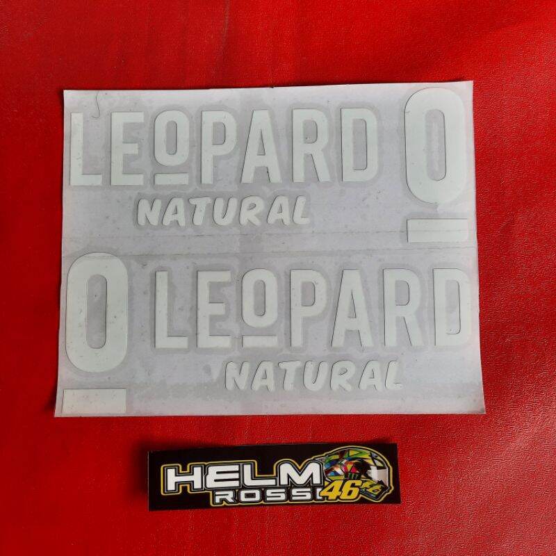 stiker helm leopard kanan kiri model cutting sticker | Lazada Indonesia