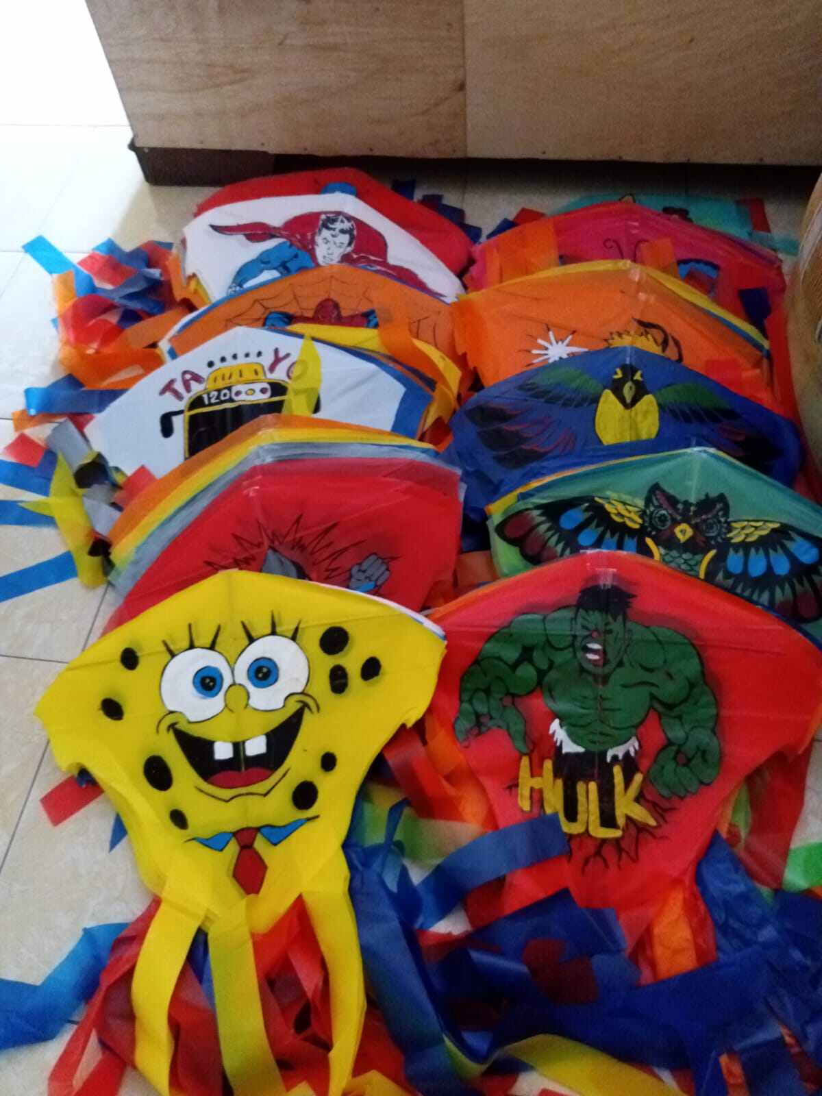 layangan karakter 20 pcs | Lazada Indonesia