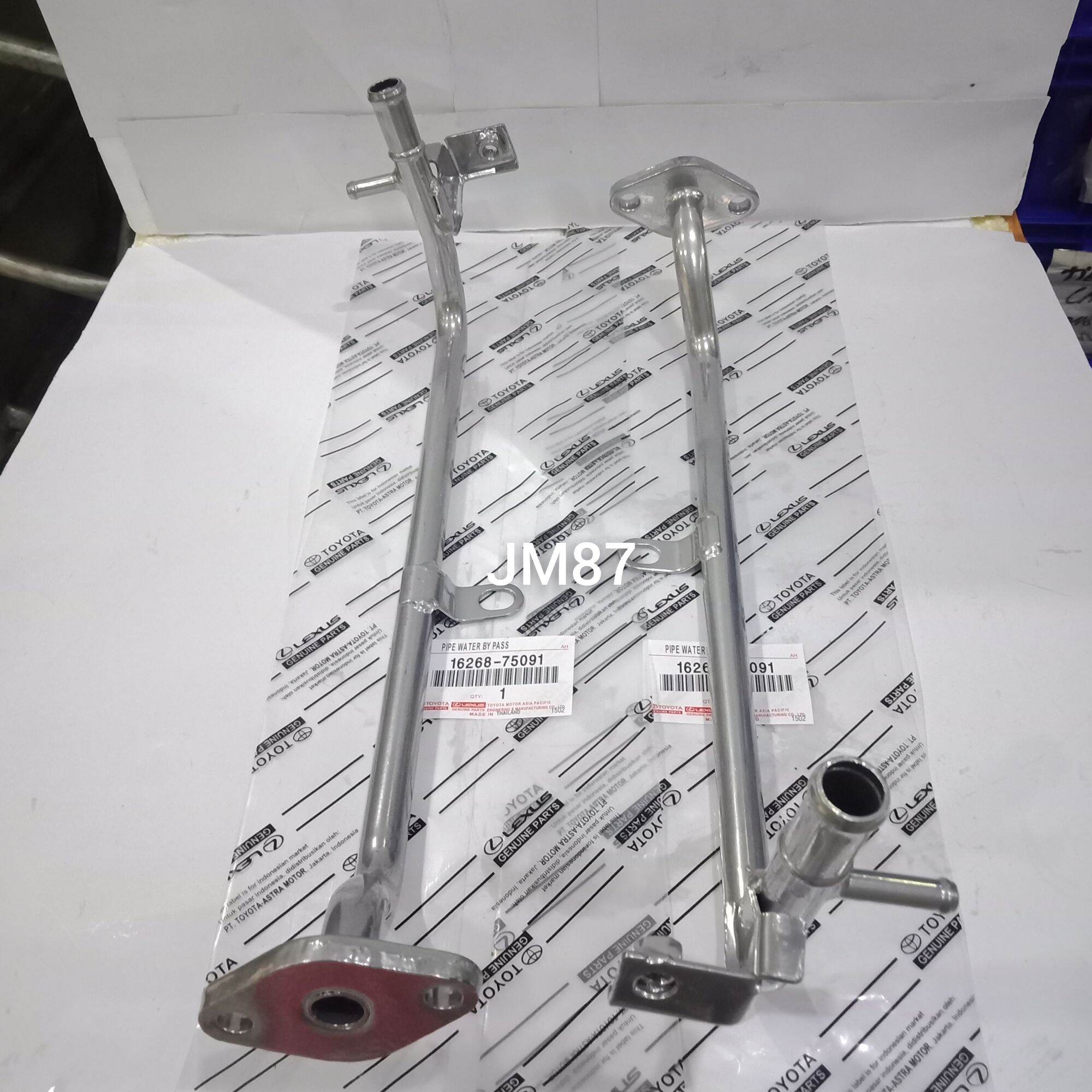 PIPA BY PASS SELANG RADIATOR BESI CROME TOYOTA INNOVA HILUX BENSIN ...
