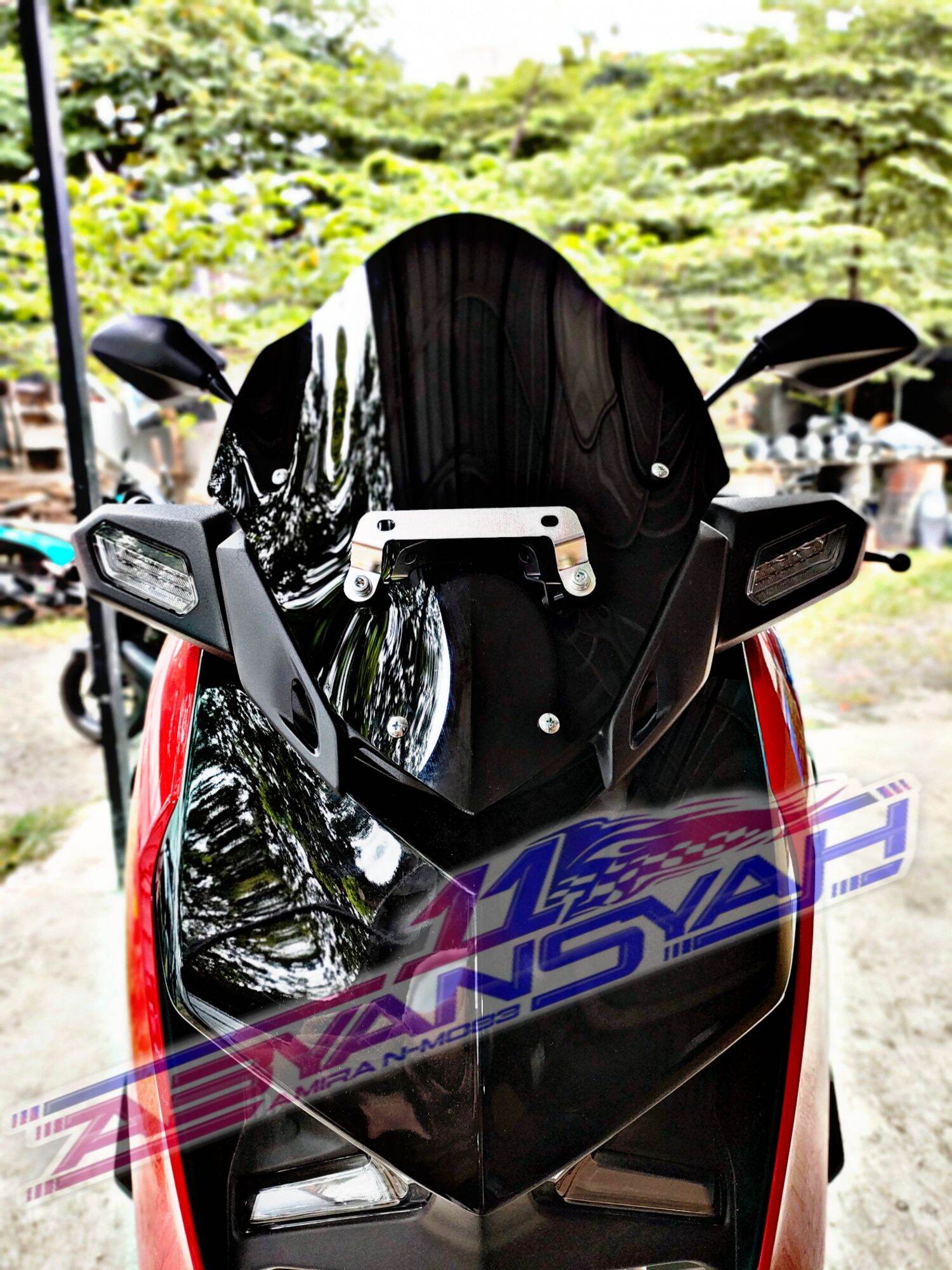 WINDSHIELD XMAX NEW CONNECTED 2023 SPORTY BUBLE. VISOR KACA DEPAN ...