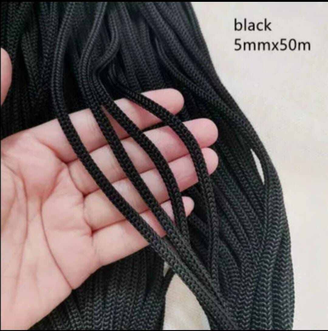 tali kur hitam 5 mm.per meter | Lazada Indonesia