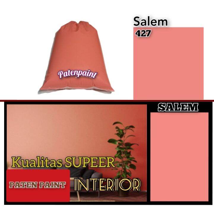 CAT TEMBOK 1 KG / CAT TEMBOK SUN FLOWER / CAT TEMBOK OREN MUDA / CAT ...