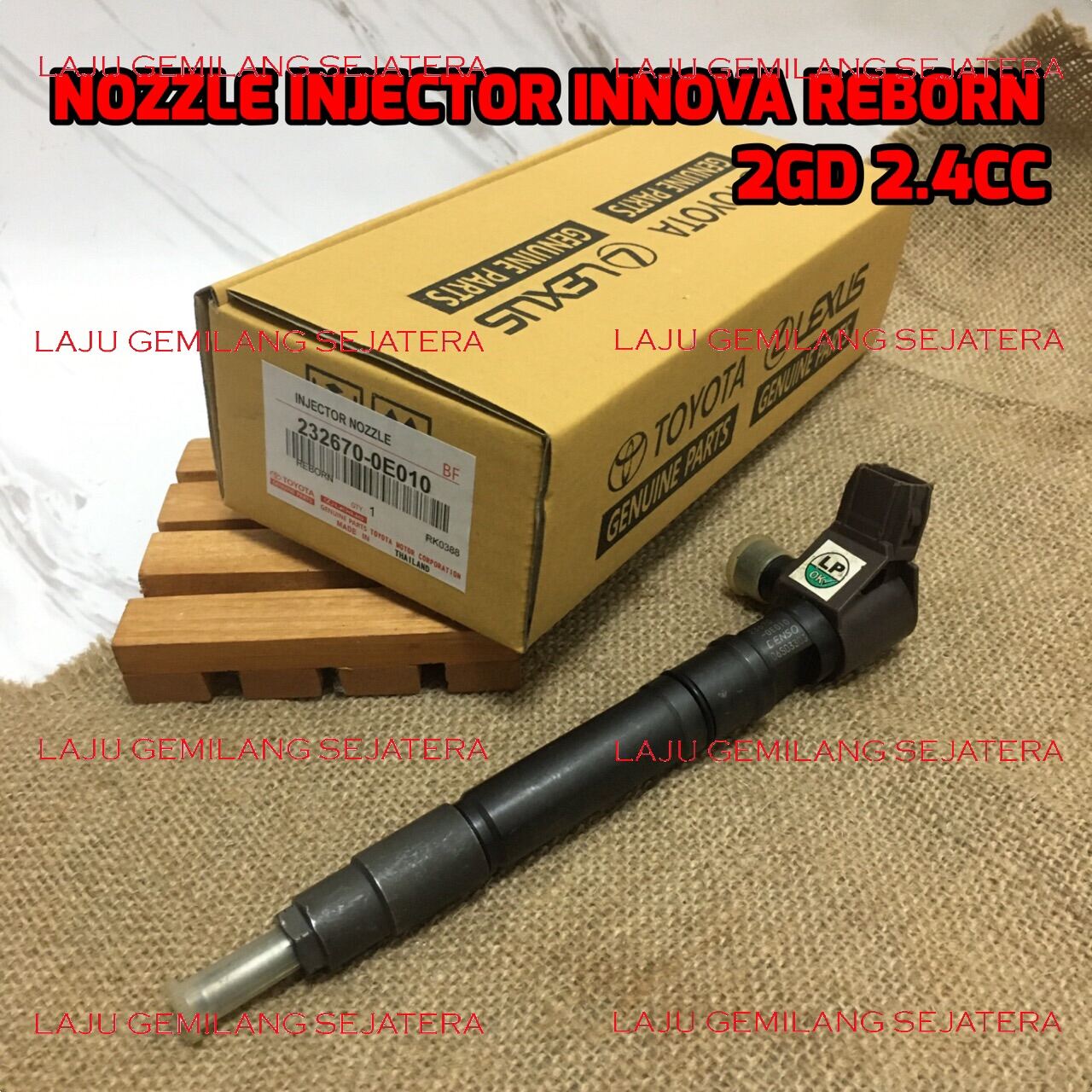 INJECTOR NOSEL ASSY NOZZLE INNOVA REBORN 2GD FORTUNER VRZ HILUX HILUK ...