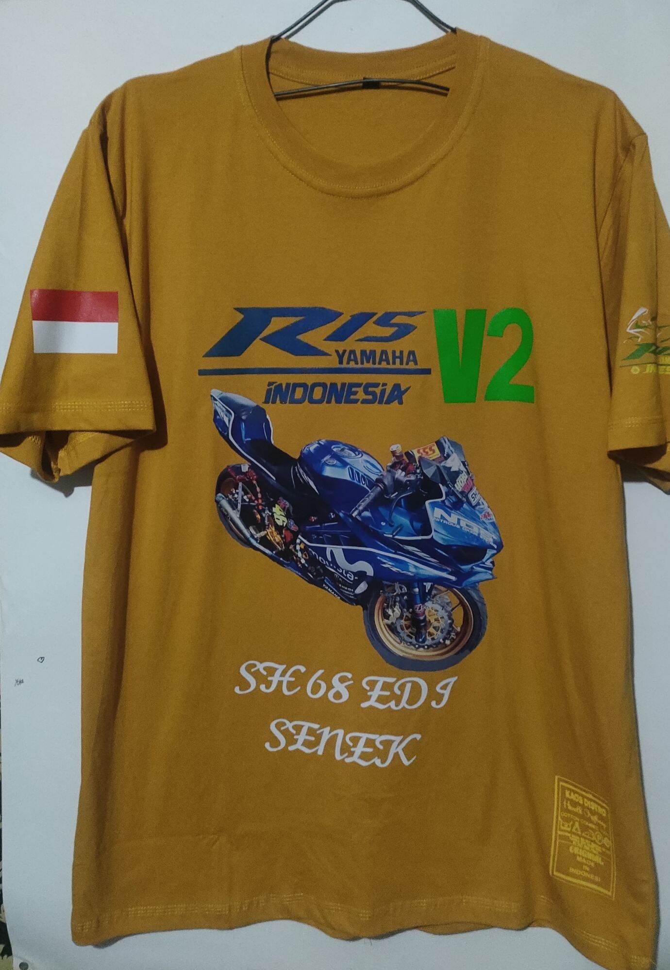 Kaos Yamaha R15 V2 Rikwes Costamer | Lazada Indonesia