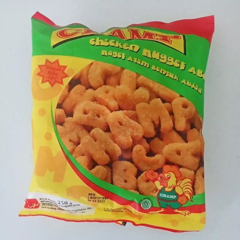 Champ Nugget ABC 250g Chicken Nugget Naget Ayam Bentuk Abjad | Lazada ...