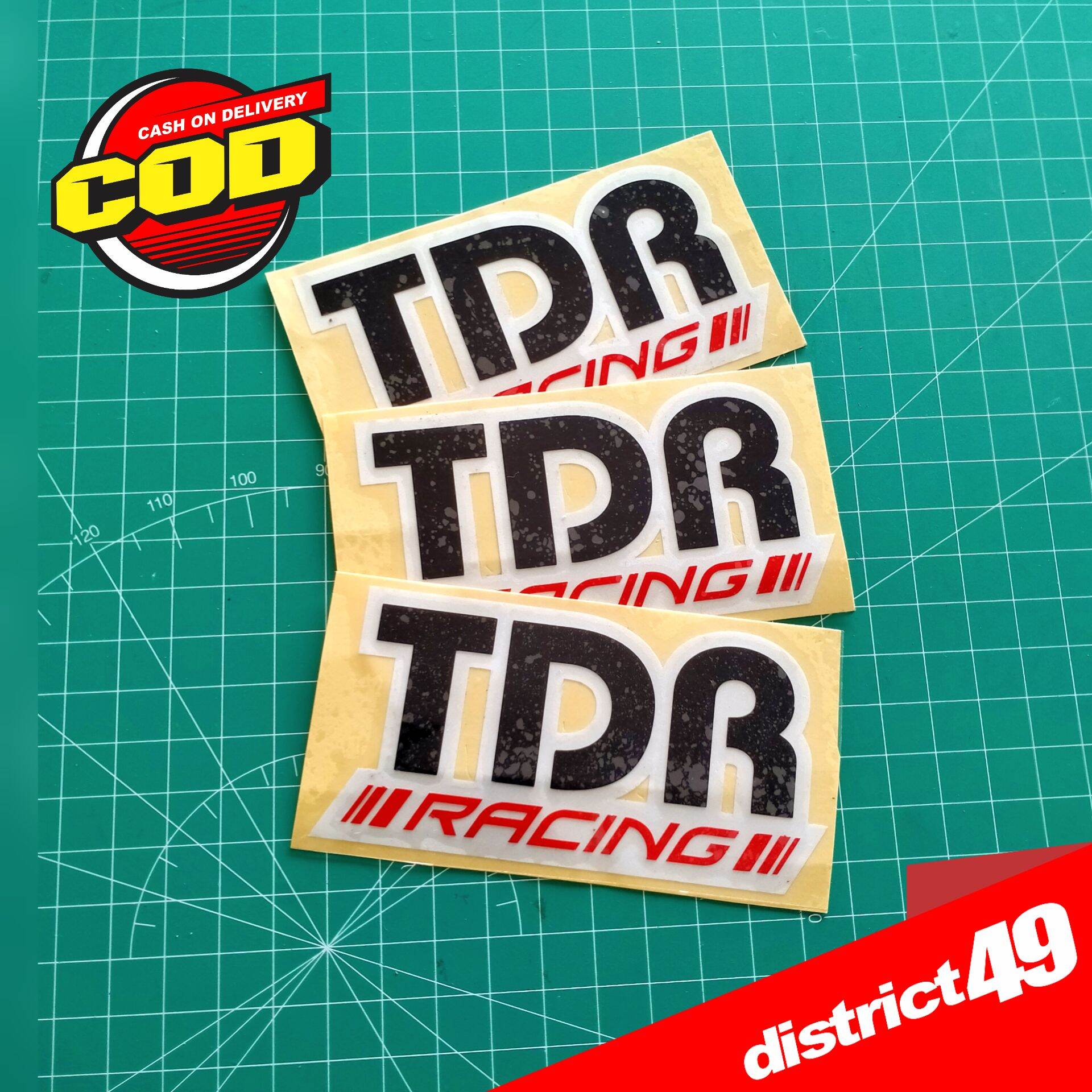 Sticker cutting TDR Racing - Cutting sticker TDR Racing - Stiker TDR ...