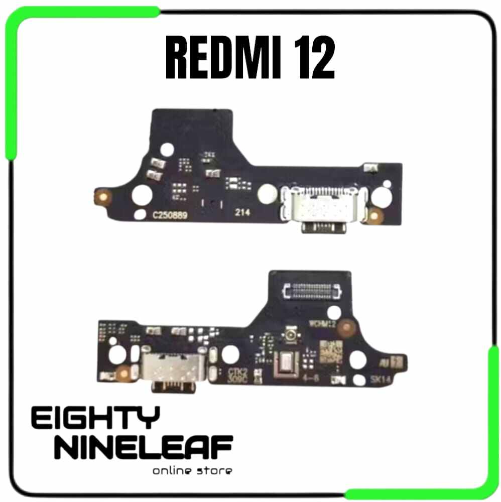Flexible Konektor Charger / Flexibel Con Mic Papan Cas Redmi 12 ...