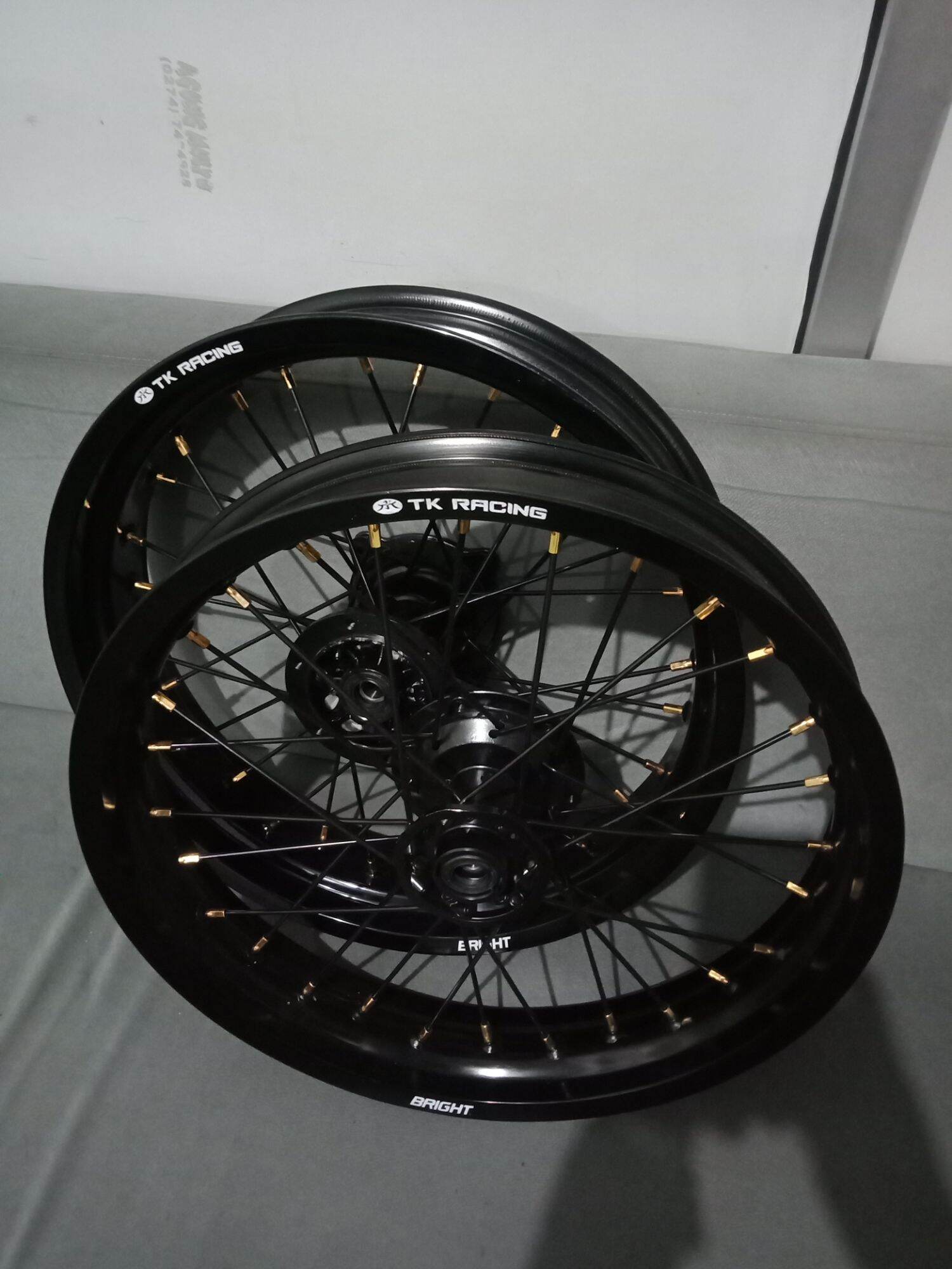 velg jari TK racing wheelset supermoto klx crf | Lazada Indonesia