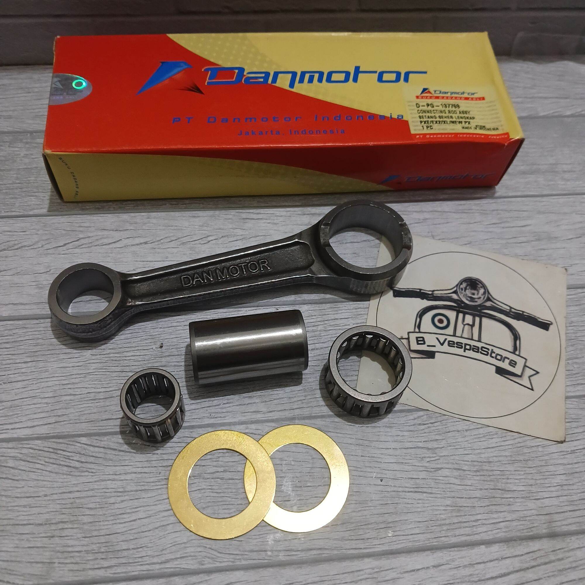 setang seher lengkap stang seher vespa super sprint px excel pxe ...