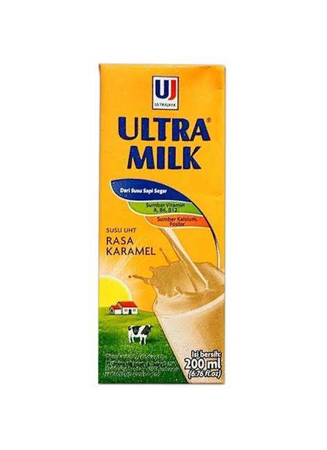 susu ultra uht rasa karamel 200ml | Lazada Indonesia