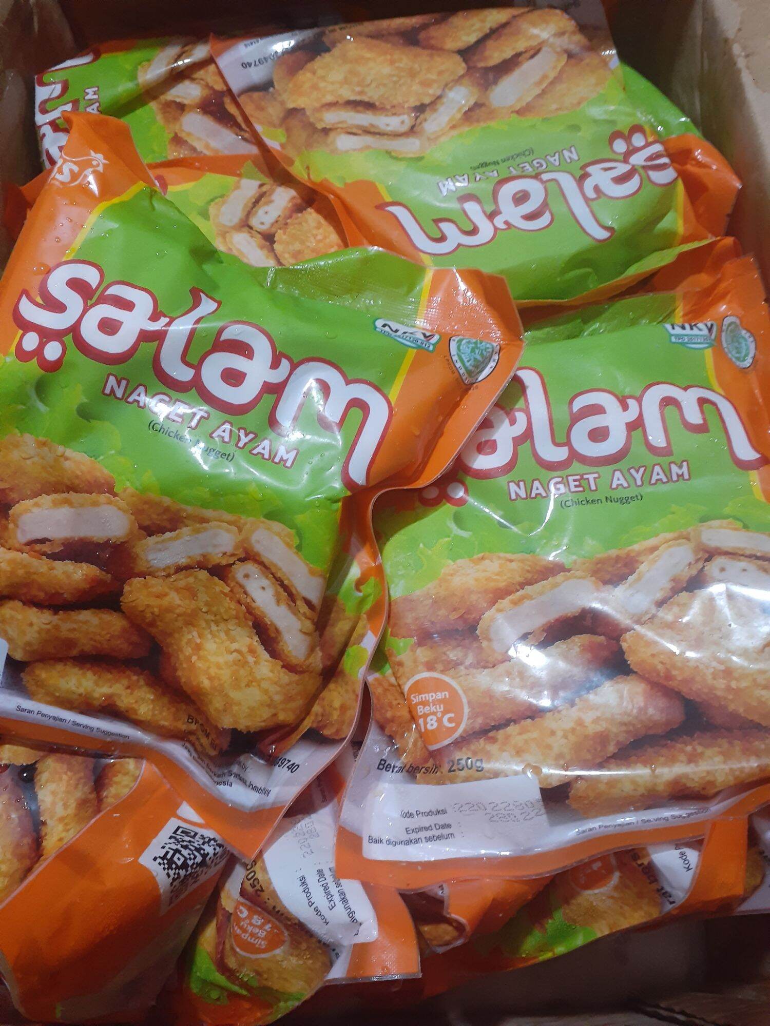 nuget ayam salam berat 250gram | Lazada Indonesia