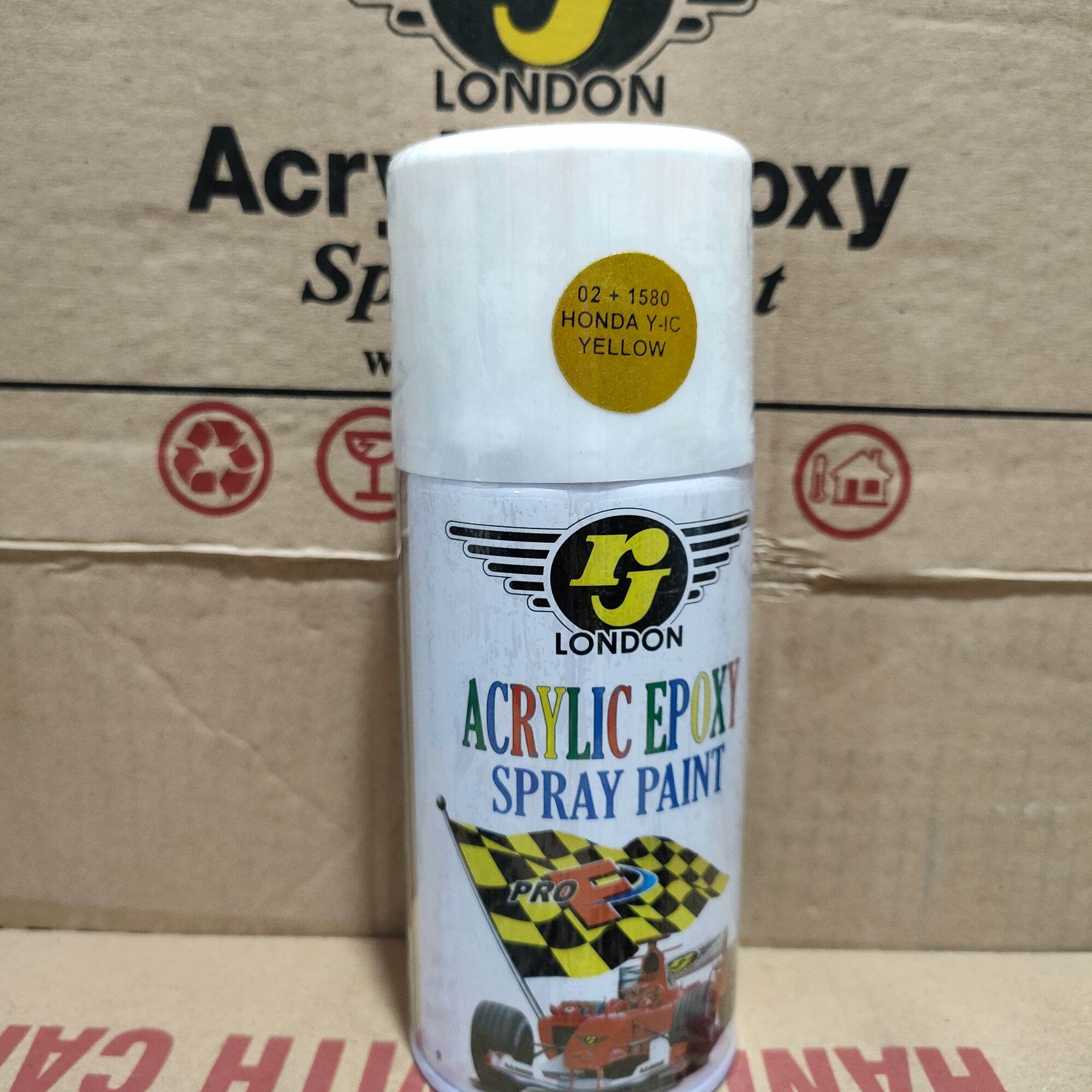 Pilok Pilox Cat Semprot RJ 300cc Honda Yellow 02+1580 Kuning Honda ...