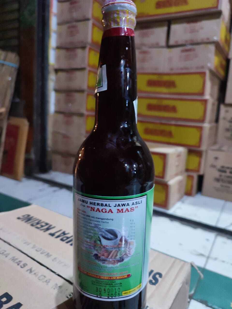 jamu Jawa asli herbal cap naga mas manis 600ml | Lazada Indonesia