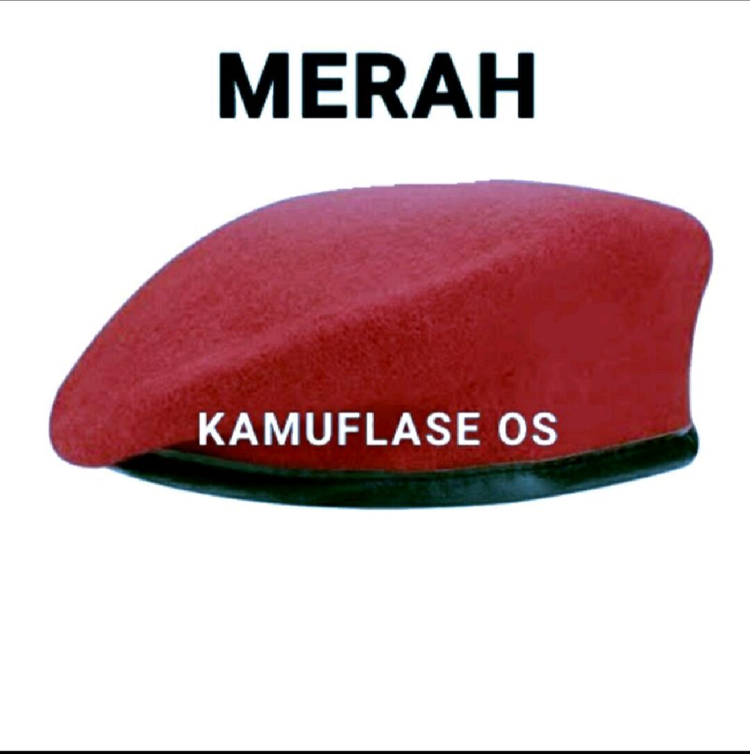 BARET MERAH PRIMA / BARET TNI / BARET PEMUDA PANCASILA / BARET PP ...