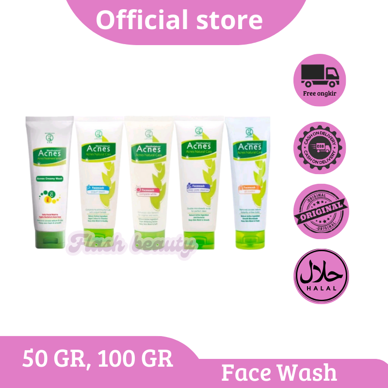 [FLASH] ACNES FACE WASH 100 ML/50ML | Lazada Indonesia