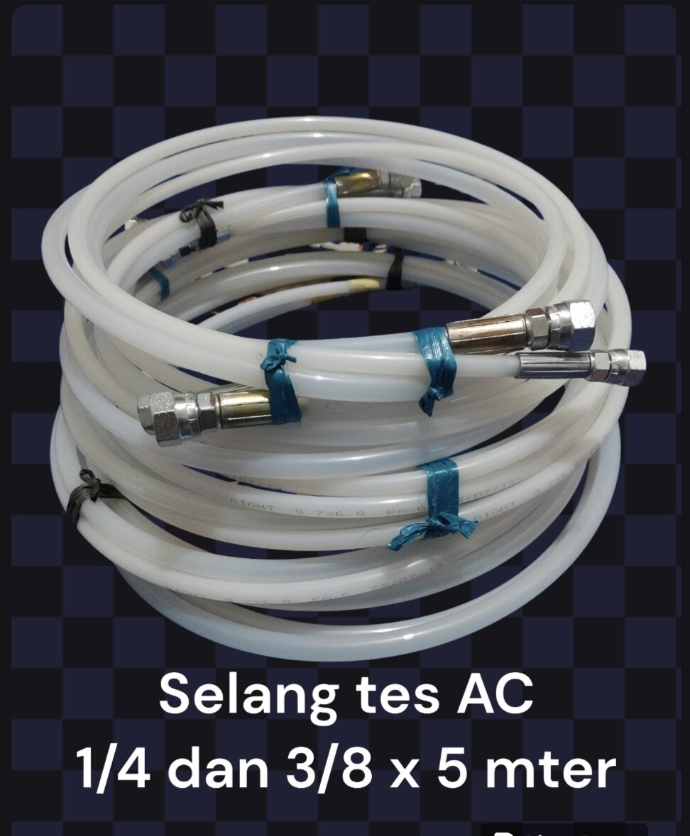 selang tes AC 1/4 dan 3/8 x 5 meter | Lazada Indonesia