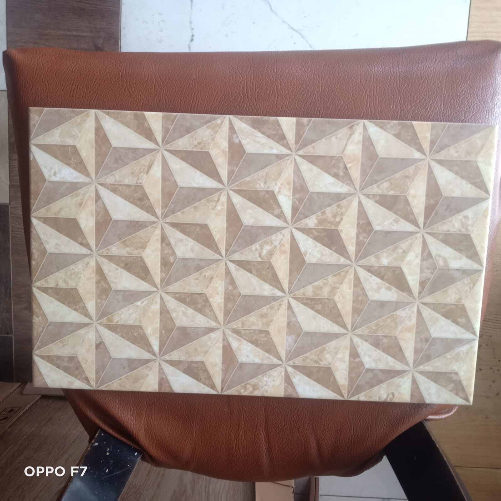 keramik dingding 25x40 cream bintang corak timbul | Lazada Indonesia