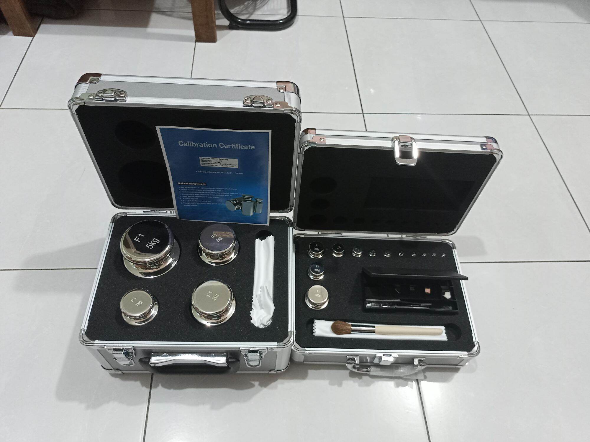 Batu Timbangan F1 1mg - 5kg / Anak Timbangan F1 1 mg - 5 kg stainless | Lazada Indonesia