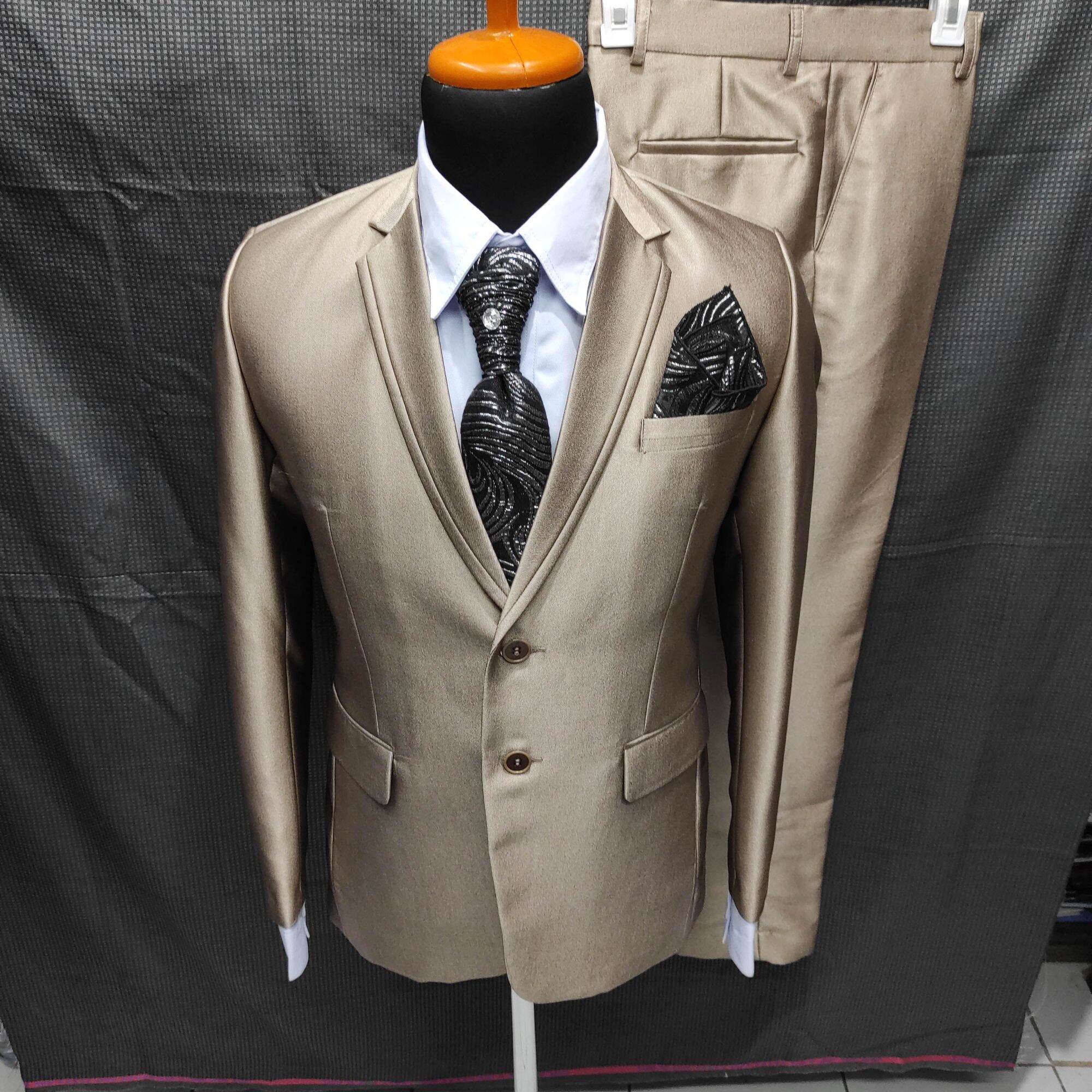 1 stel jas semi woll kilap jas wedding jas nikah jas pernikahan jas ...