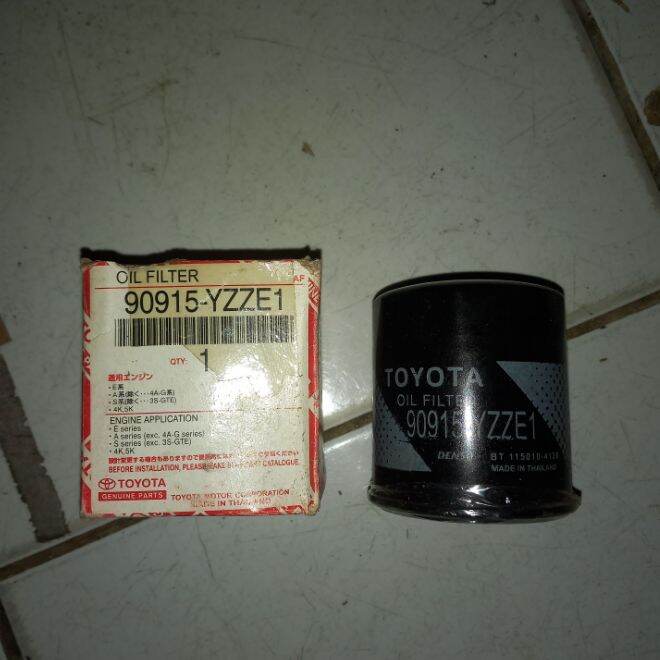 Filter Oli Toyota Sienta Yaris Vios Altis Soluna 90915-YZZE1 ORIGINAL ...