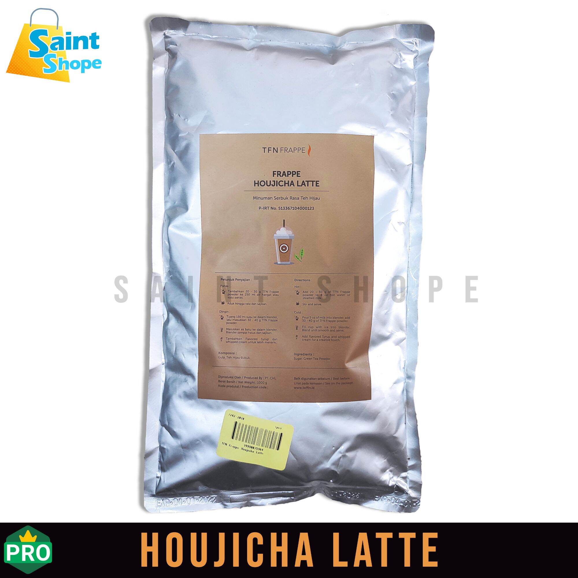 TFN Toffin Frappe Houjicha Latte Powder | Bubuk Toffin Rasa Houjicha ...