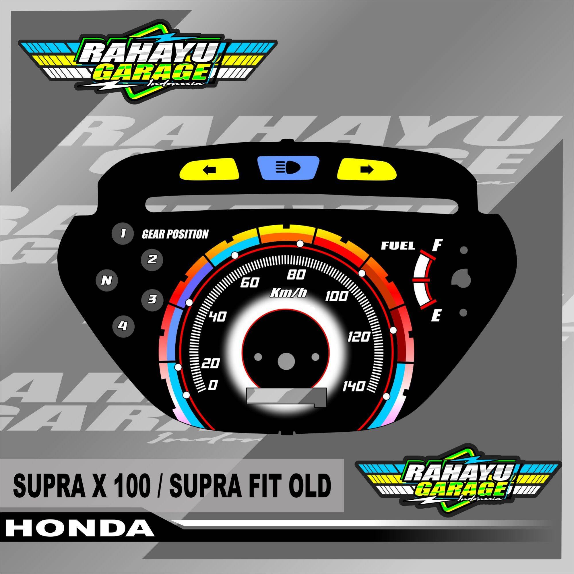 papan speedo meter custom supra x 100 dan supra fit old panel spido ...