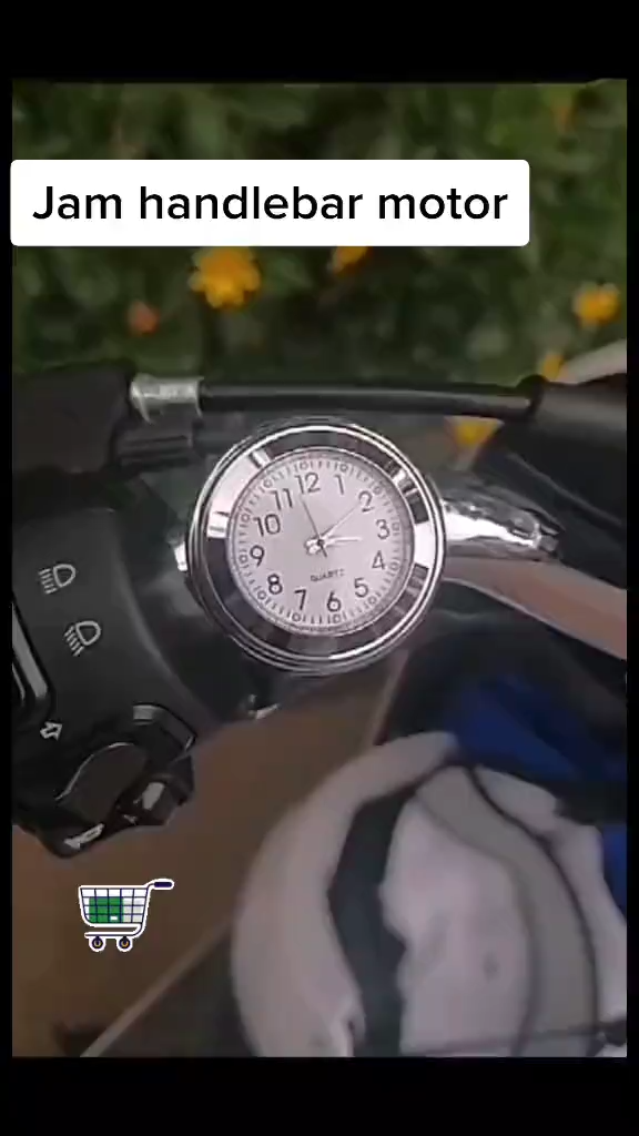 Jam Stang Motor Anti Air Waterproof Analog Tanpa Kabel Aksesoris ...