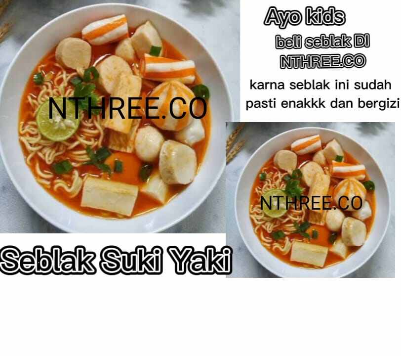 Seblak Suki Yaki Instan super pedass isi super lengkap | Lazada Indonesia