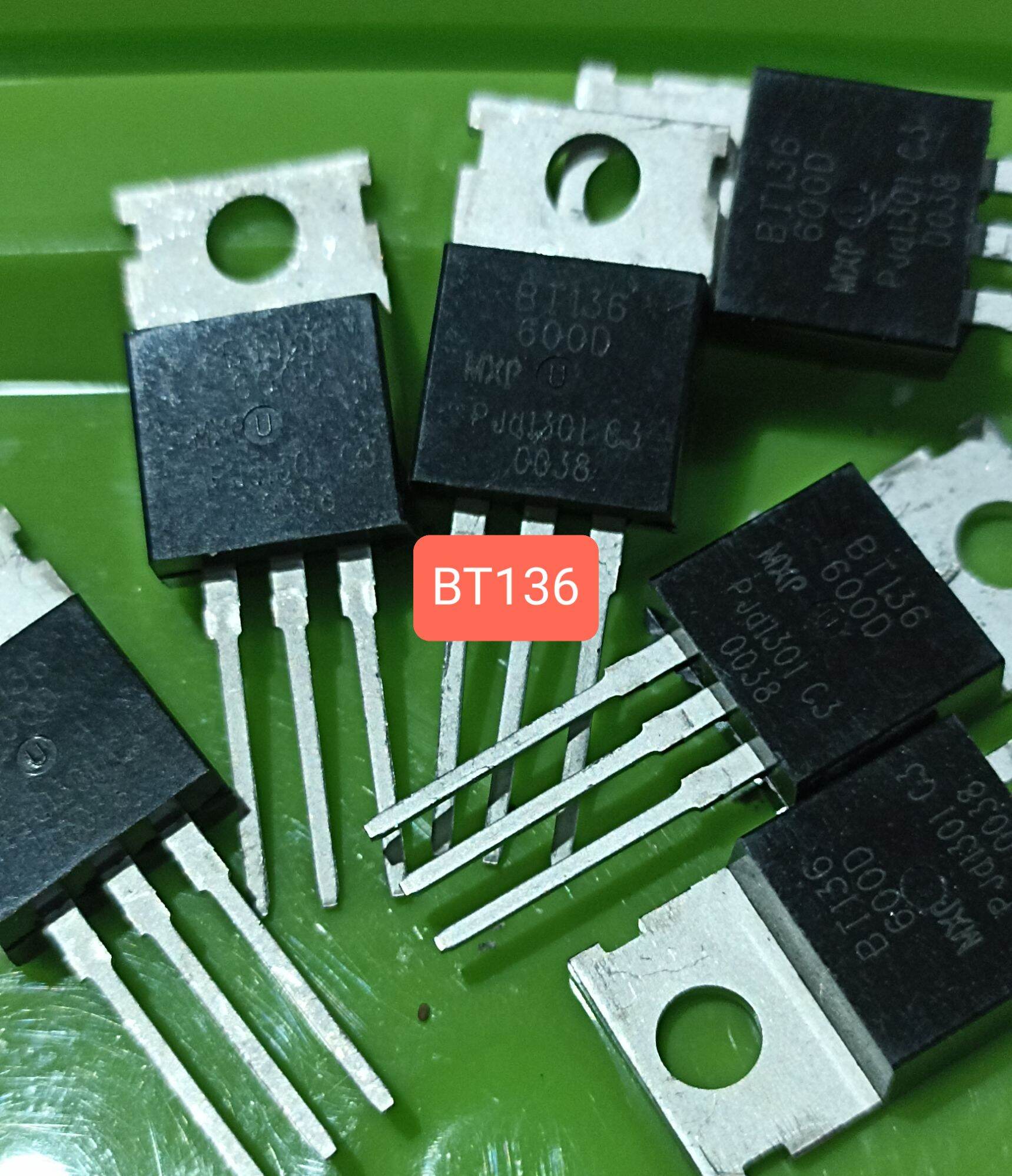 TRANSISTOR BT136 600D BT 136 TRIAC TO220 600V 25A MOSFET BT136 | Lazada ...