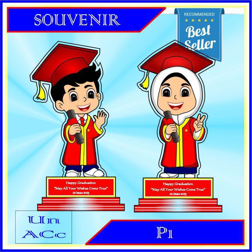 Piala Paud Plakat Wisuda TK Piala Wisuda Tk Plakat Graduation | Lazada ...