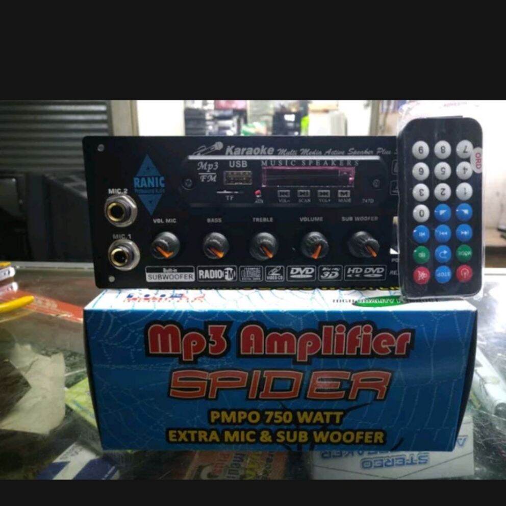 Rangkaian kit aktif speaker mono pmpo 750watt tr final TIP2955 TIP3055 ...