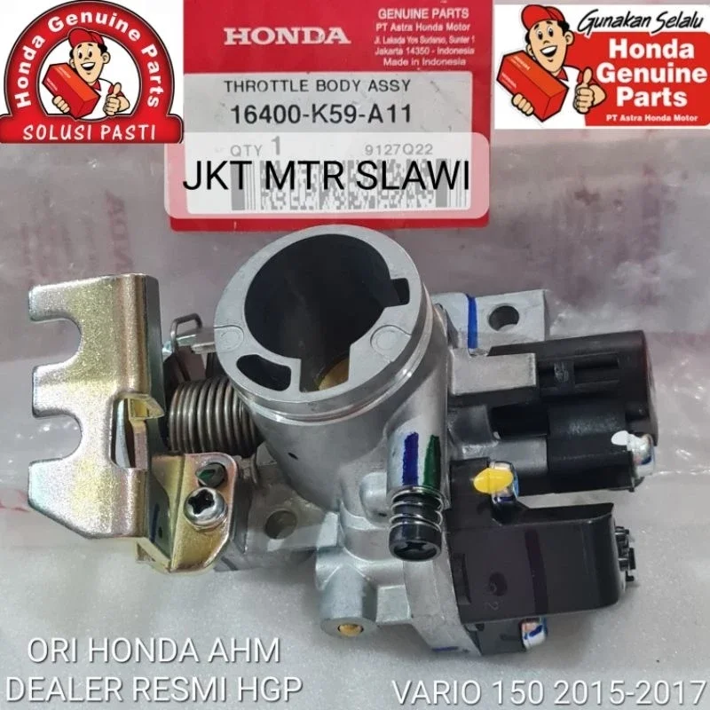Throttle body assy vario 150 f1 vario 125 f1 ori ahm 16400-K59-A11 | Lazada Indonesia