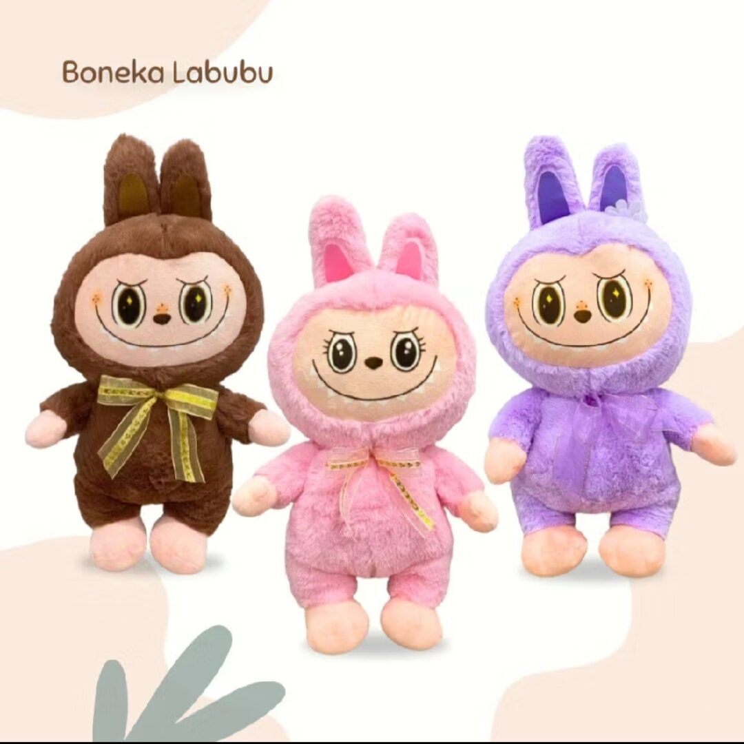 50CM Boneka Labubu The Monster JUMBO bahan bulu lembut | Lazada Indonesia
