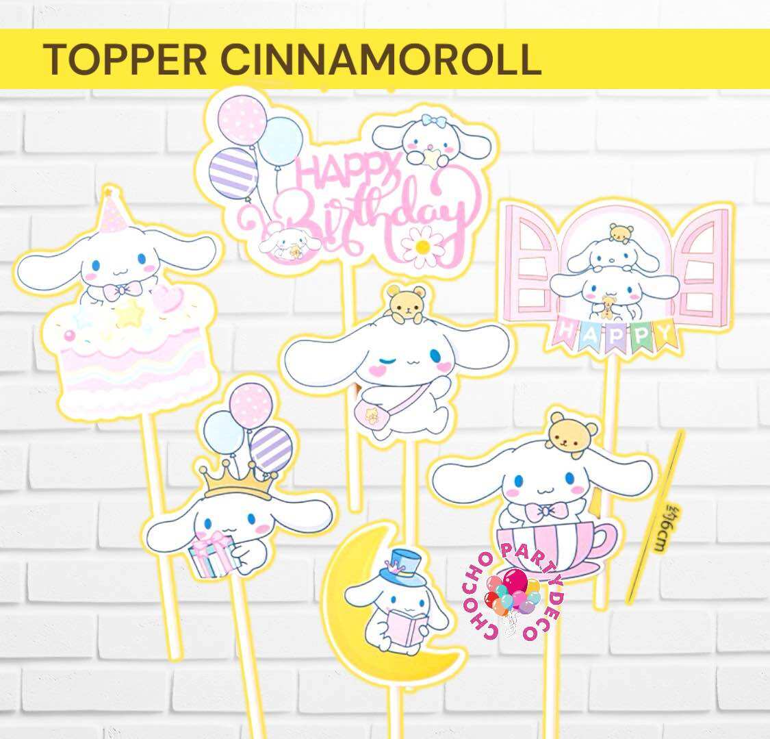 Topper CINNAMOROLL / Topper Kue Sanrio Cinnamoroll | Lazada Indonesia
