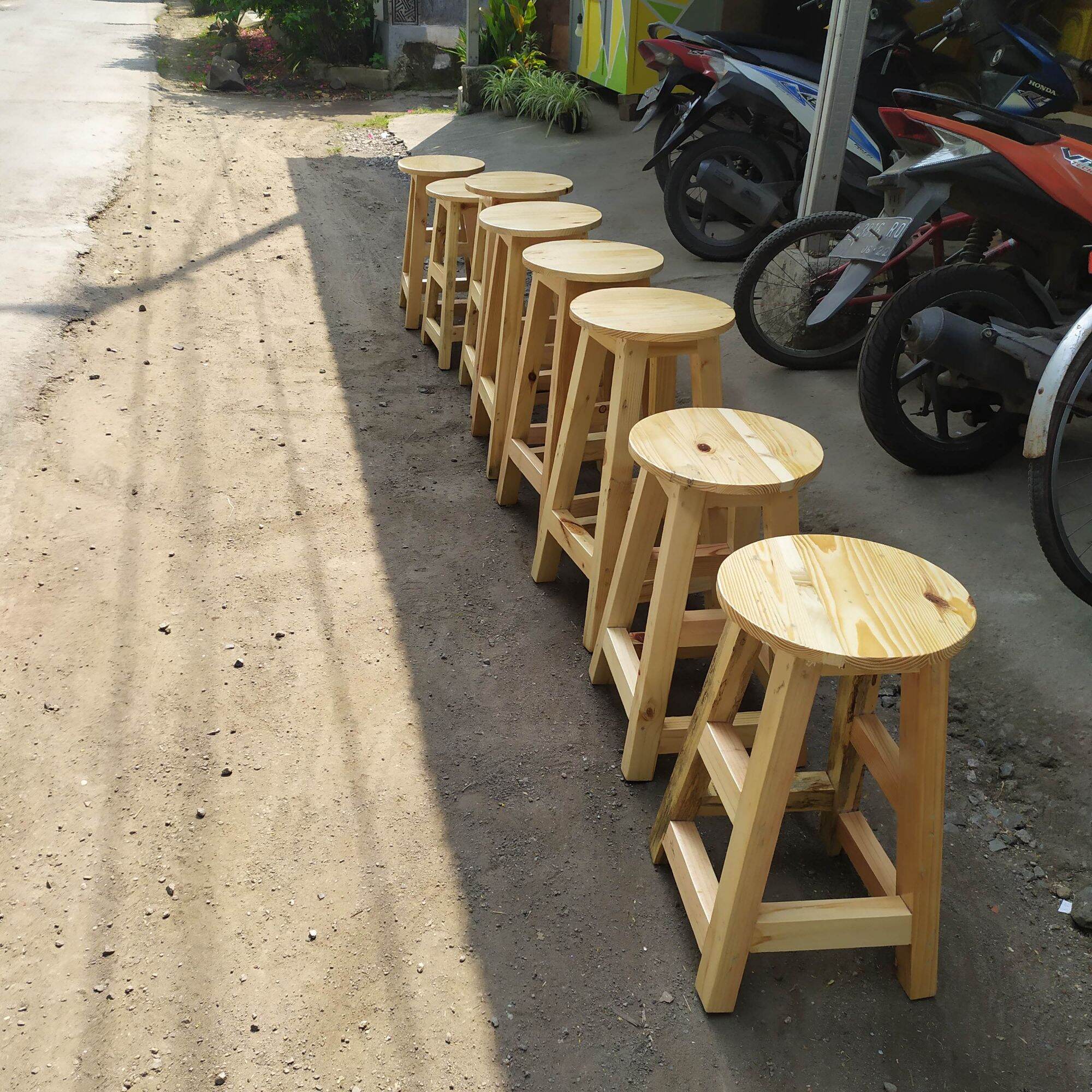 kursi makan / bakso / cafe baso kayu jati belanda | Lazada Indonesia