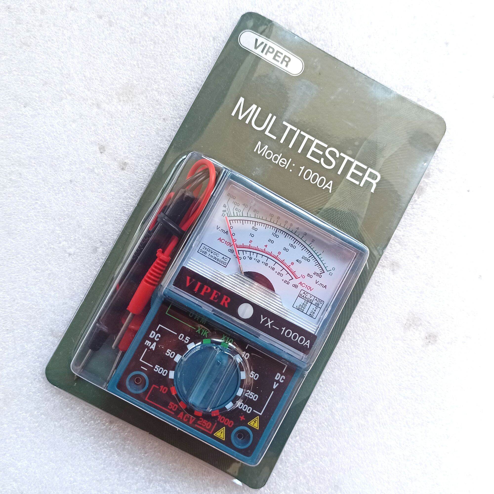 Mini Multitester 1000A Analog | Lazada Indonesia