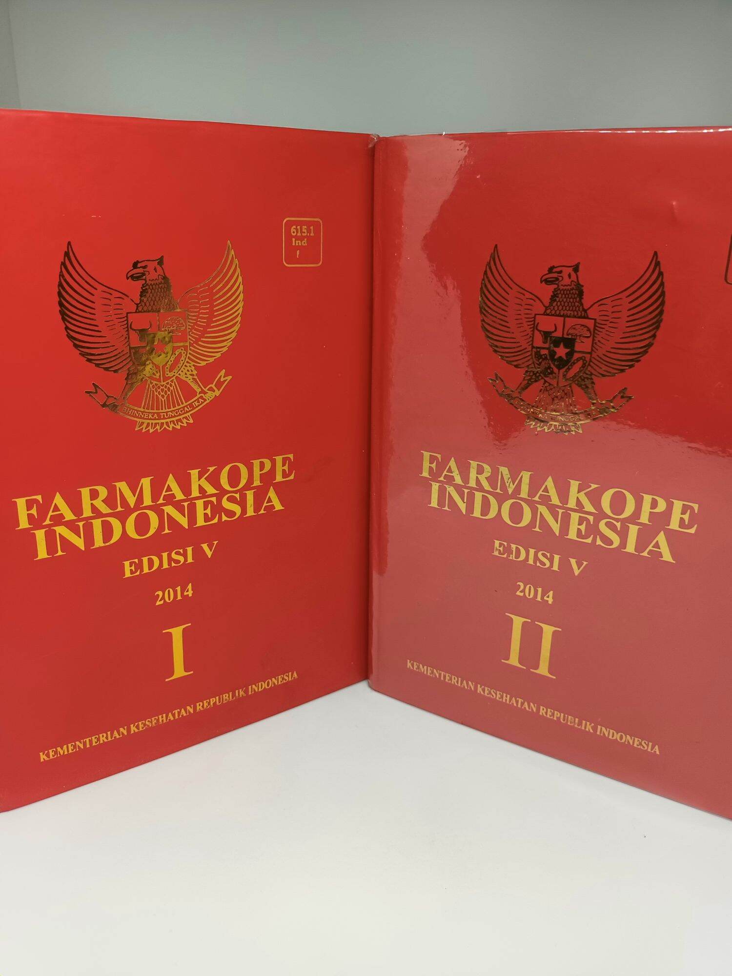 Farmakope Indonesia Edisi V Jilid 1 & 2 Tahun 2014 Sepaket 2 Buku FI 5 ...