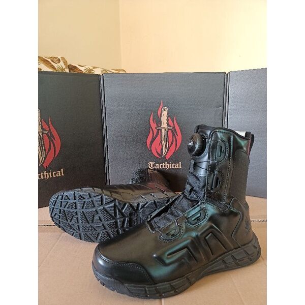 Sepatu PDL Tactical Centurion Original Tali Putar Kawat Baja | Lazada ...