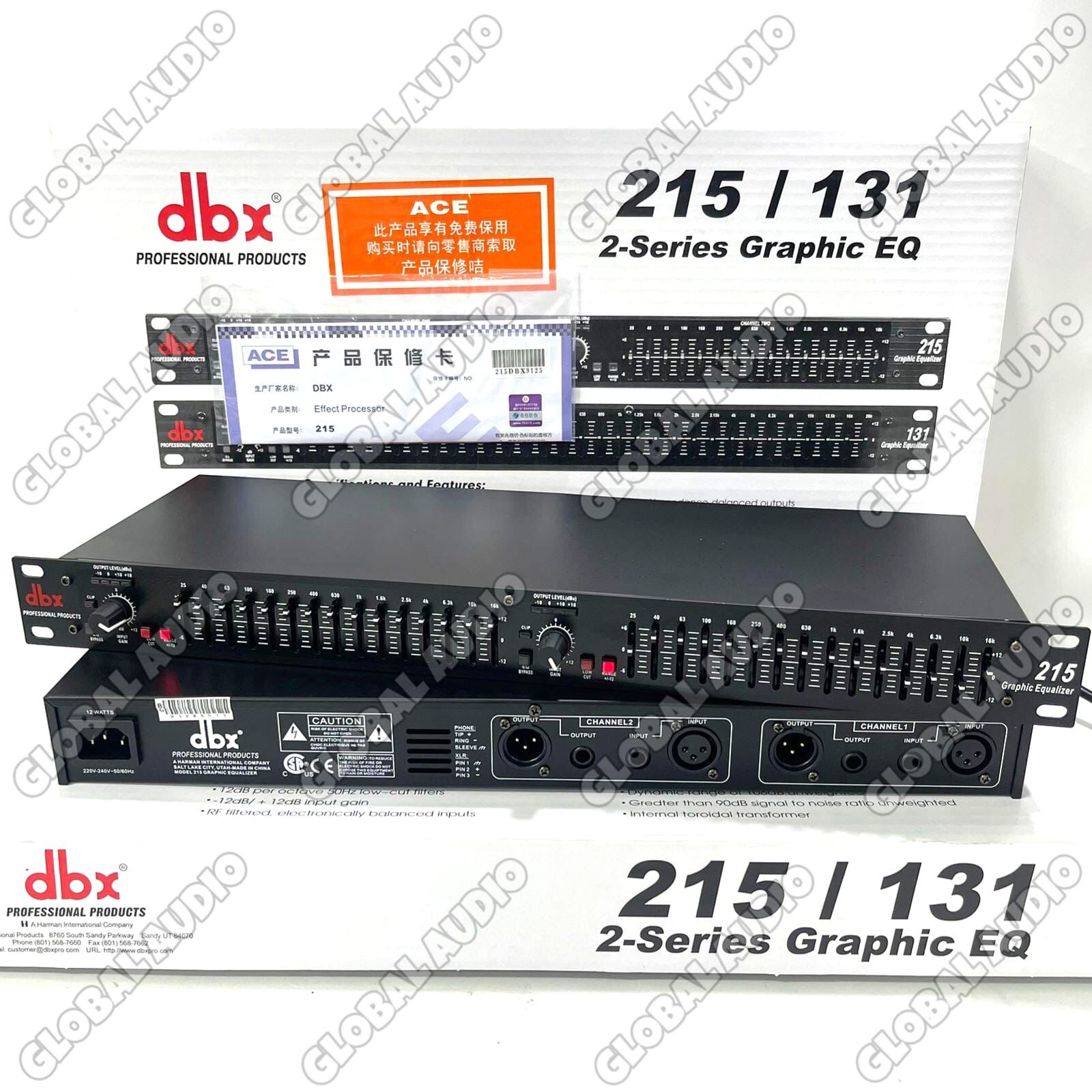 GA - Equaliser DBX 215 Sub & 215 Grade A 2Series Graphic EQ Equalizer Dbx215sub dan Dbx215 Bagus ...