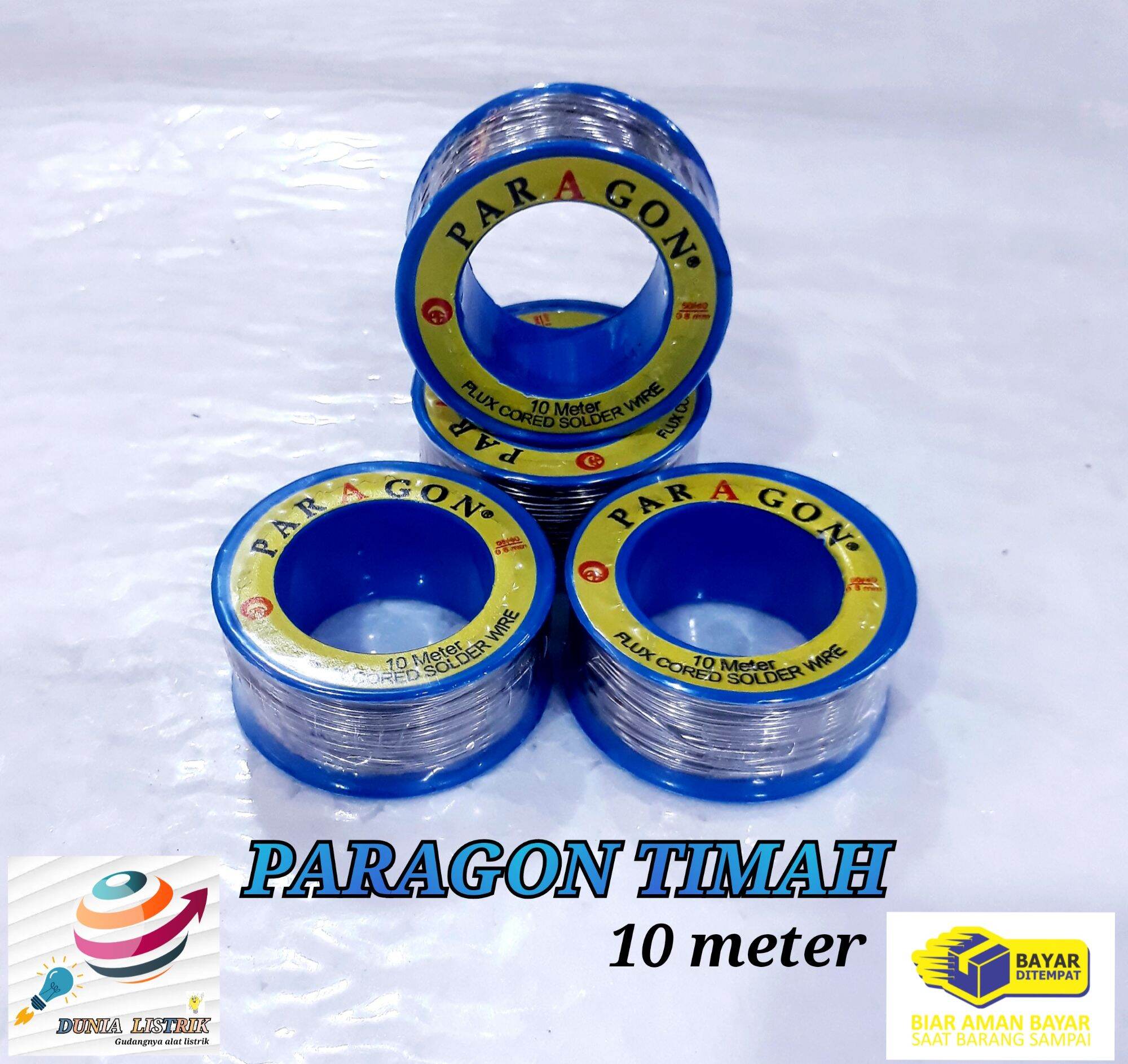 PARAGON TIMAH SOLDER / PARAGON TINOL SOLDER / FLUX CORED SOLDER WIRE 10 ...