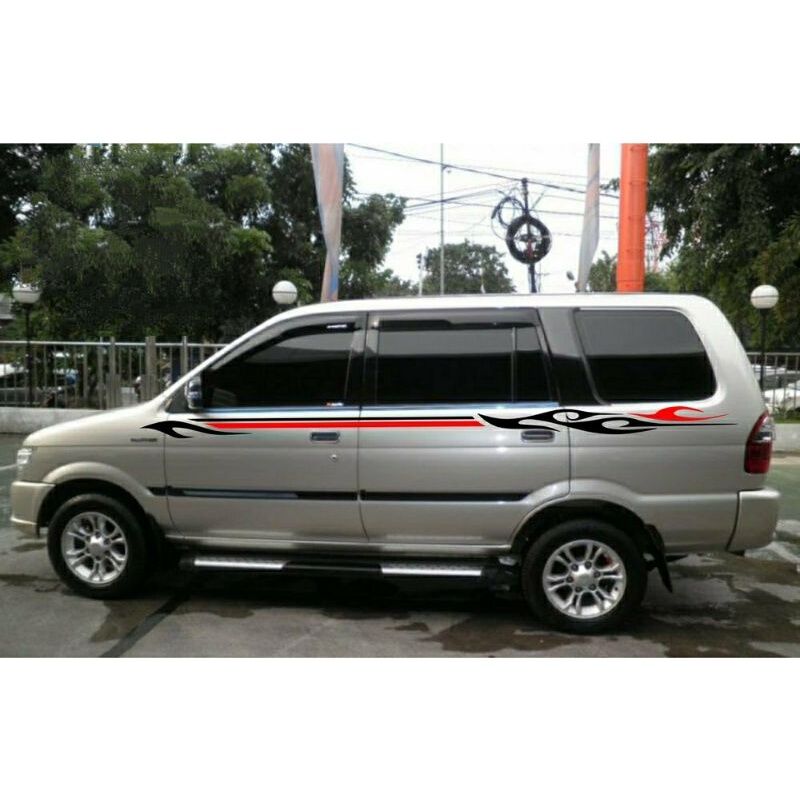 Stiker mobil panther stiker stripping body samping stiker panther ...