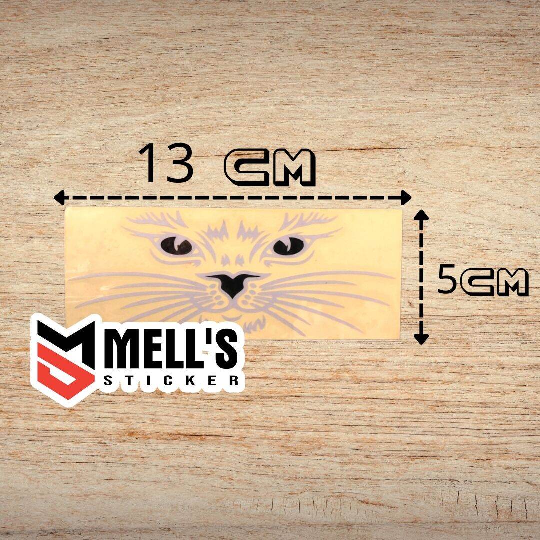 stiker mata kucing sticker kumis kucing stiker motor | Lazada Indonesia