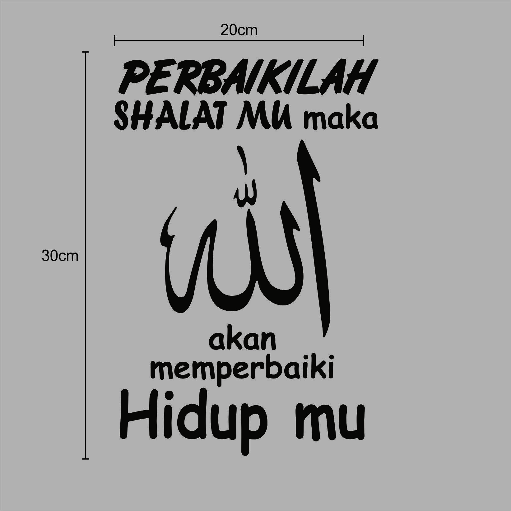 Cutting Sticker Kata Kata Bijak Untuk Body Dan Kaca Mobil Sticker ...