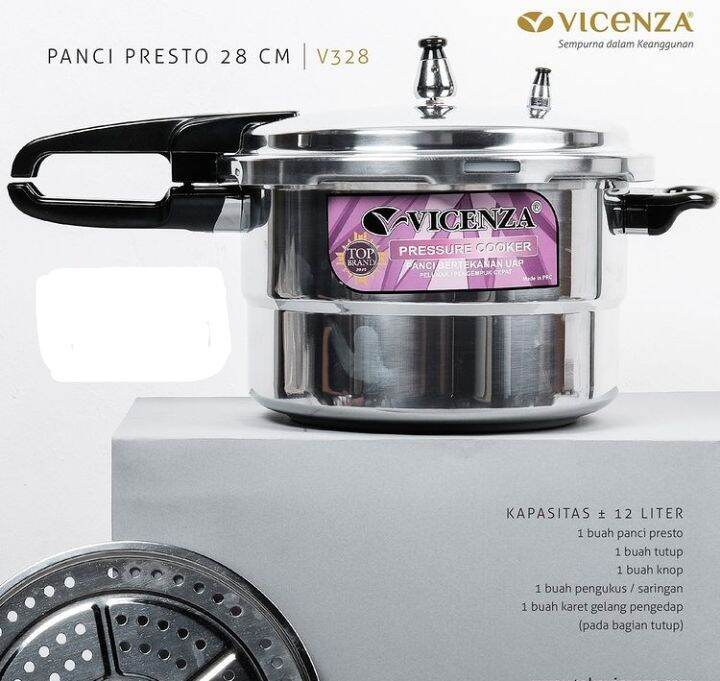 Vicenza Panci Presto/Press Cooker 28 CM V328 | Lazada Indonesia