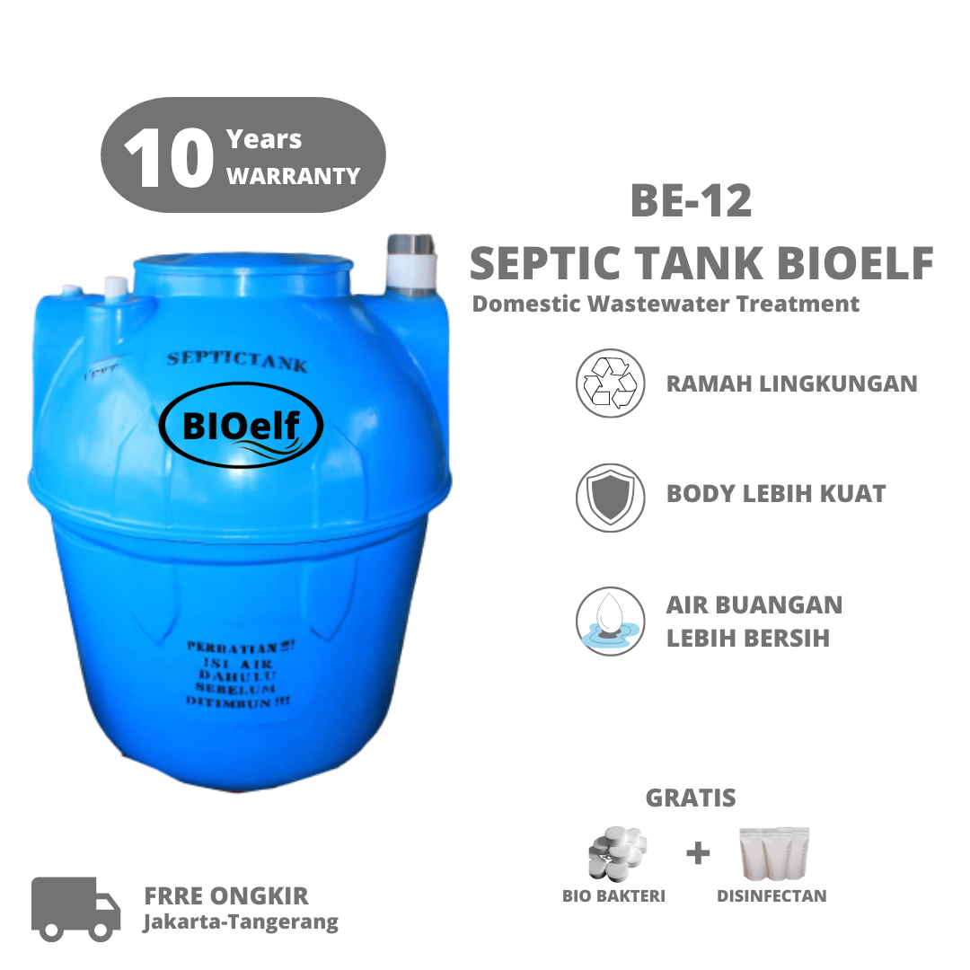 Septic Tank Biofilter, Tangki Septictank Bio 1200 Liter | Lazada Indonesia