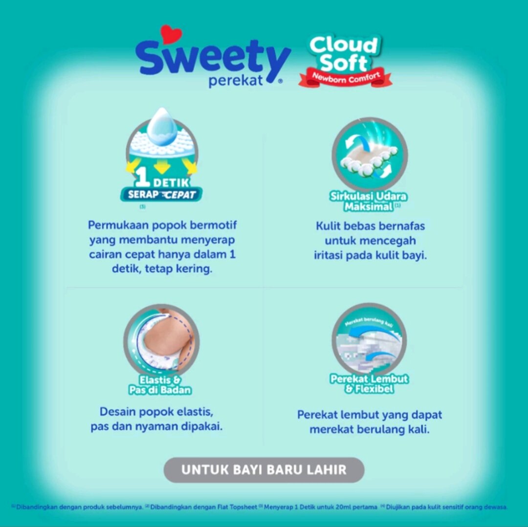 SWEETY SILVER CLOUD SOFT PANTS L26 POPOK BAYI | Lazada Indonesia