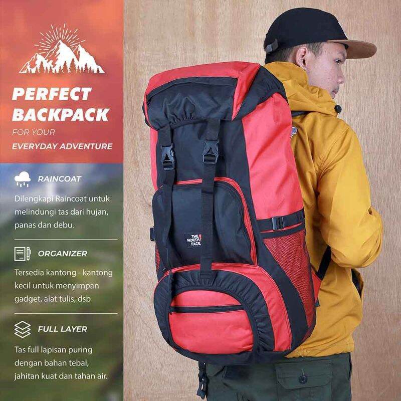 TAS RANSEL CARRIER TNF SERIES ELEKTRA 55+5L | Lazada Indonesia