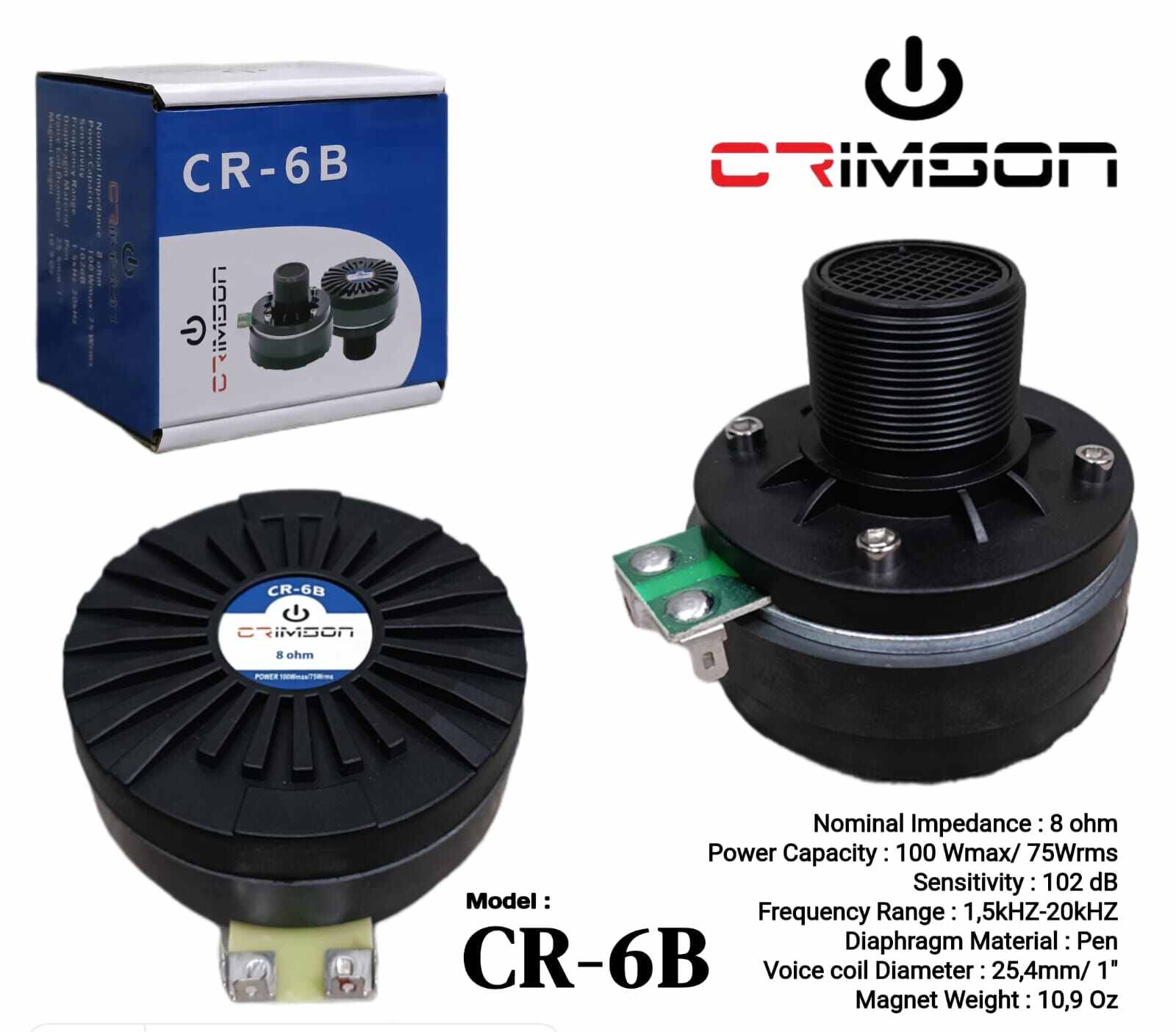 DRIVER TWEETER CRIMSON CR 6 PROFESIONAL TWEETER DRIVER | Lazada Indonesia