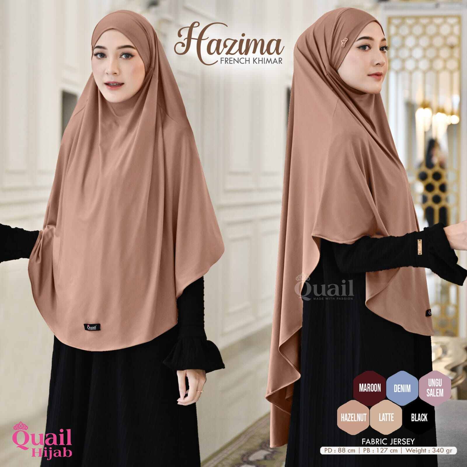 Hijab Hazima by Quail Hijab | Lazada Indonesia